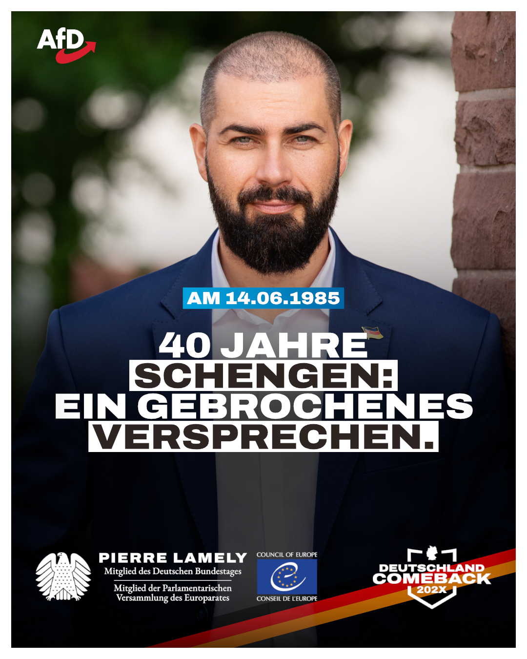 40 Jahre Schengen: Ein gebrochenes Versprechen. - AfD Fulda